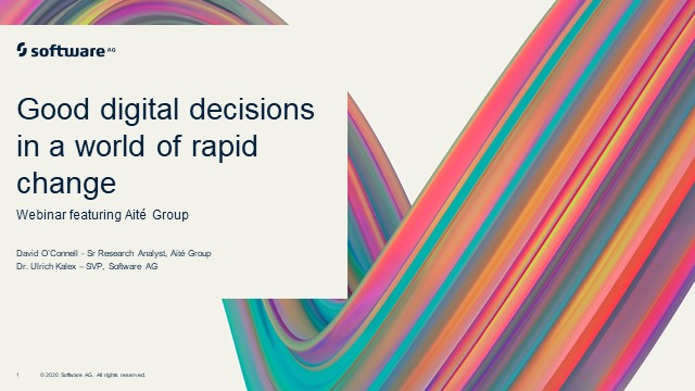 Good digital decisions in a world of rapid change