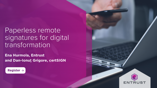 Paperless remote signatures for digital transformation
