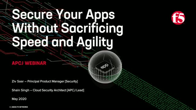 Secure your apps without sacrificing speed and agility