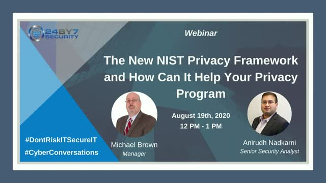 The New NIST Privacy Framework and How Can It Help Your Privacy Program