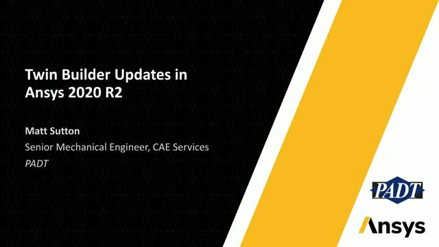 Twin Builder Updates In Ansys 2020 R2