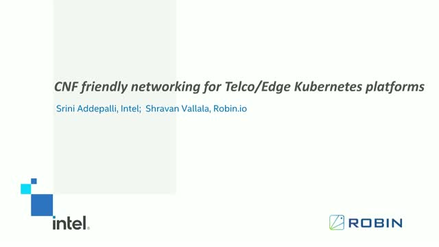 Cnf Friendly Networking For Telcoedge Kubernetes Platforms