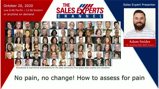 No pain, no change! How to assess for pain.