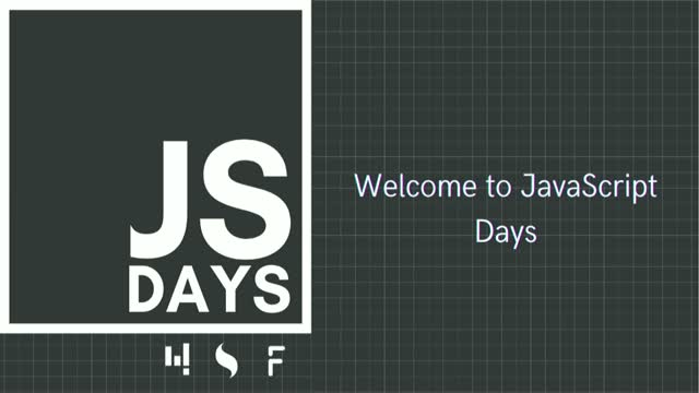 JavaScript Days Keynote Event JavaScript Days Keynote Event