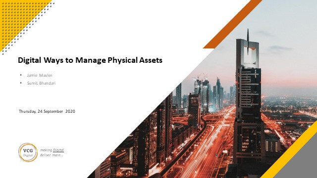 Asset Management - the digital way to manage physical assets
