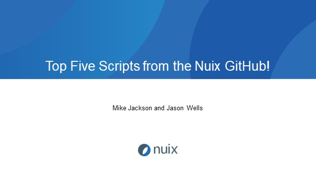 Top Five Scripts from the Nuix GitHub!
