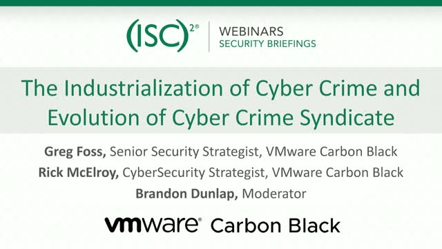 The Industrialization of Cybercrime and Evolution of Cybercrime Syndicates