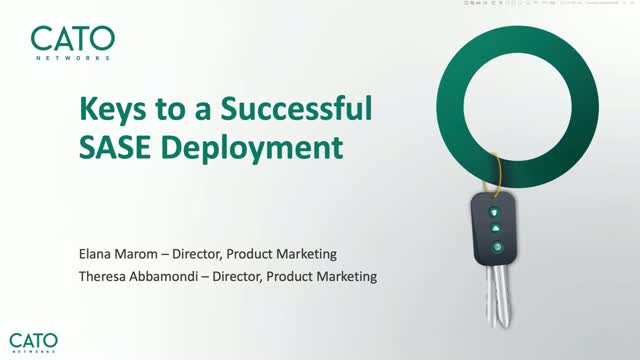 Keys to a Successful SASE Deployment