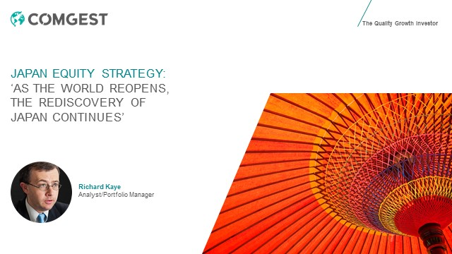 Japan equity strategy: As the world reopens, the rediscovery of Japan ...