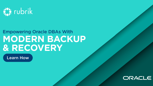Empowering Oracle Dbas With Modern Backup And Recovery