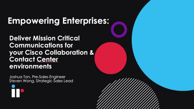 Deliver Mission Critical Communications for Cisco