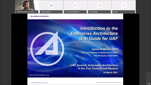 Introduction to the Enterprise Architecture (EA) Guide for UAF