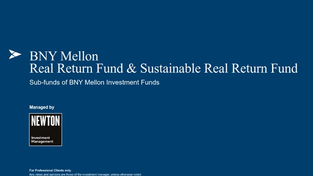 BNY Mellon Real Return & BNY Mellon Sustainable Real Return - Fund Update