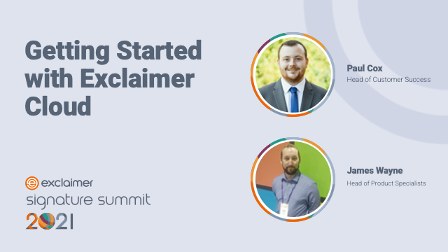 Getting Started with Exclaimer Cloud
