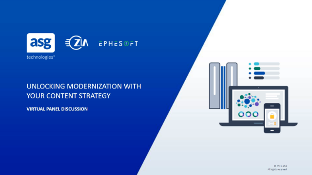 Panel: The New Frontier of Content Modernization
