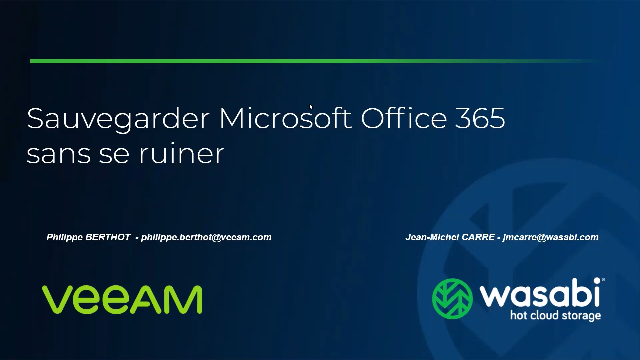 Sauvegarder Microsoft Office 365 sans se ruiner