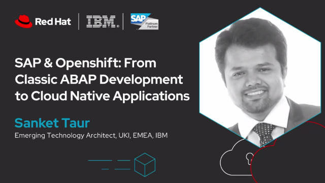 SAP & OpenShift: From classic ABAP development to cloud-native applications