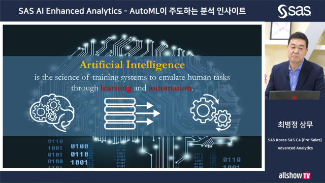 SAS AI-Enhanced Analytics: AI 기반의 의사결정 지원을 위한 SAS의 전략