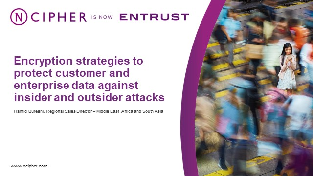Encryption strategies to protect data against insider and outsider attacks