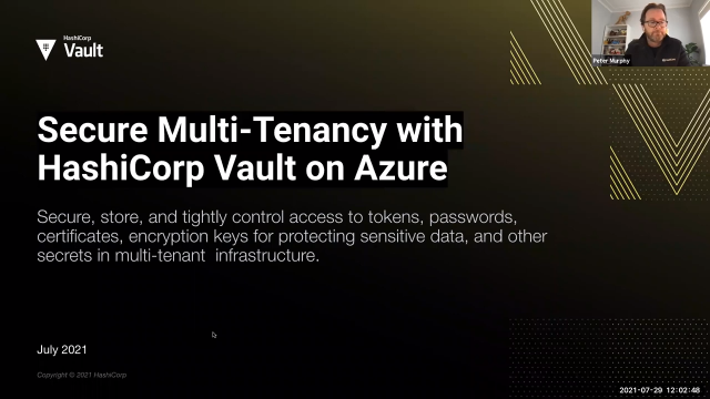 Secure Multi Tenancy with HashiCorp Vault on Azure