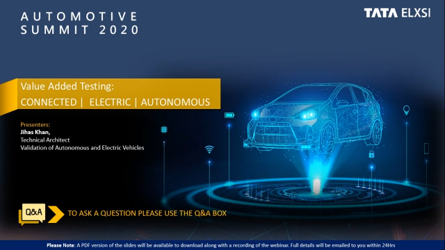 Validation of Autonomous, Connected & Electric Vehicles