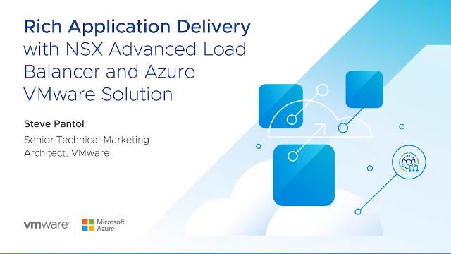 Rich Application Delivery w/ NSX Advanced Load Balancer & Azure VMware ...