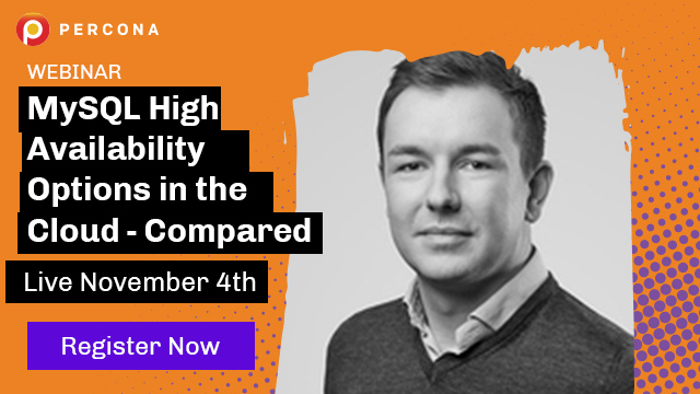 MySQL High Availability Options in the Cloud - Compared