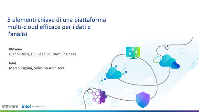 5 elementi chiave di una piattaforma multi-cloud efficace per i dati l ...