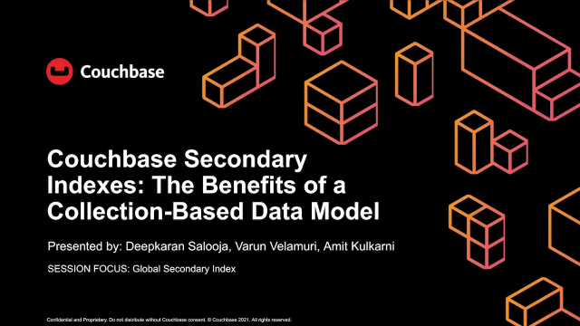 Couchbase Secondary Indexes The Benefits of a Collection Based Data Model
