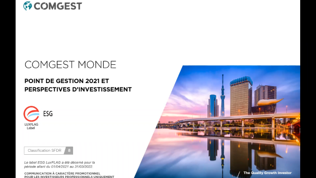 Comgest - actions internationales - point de gestion 2021 et perspectives