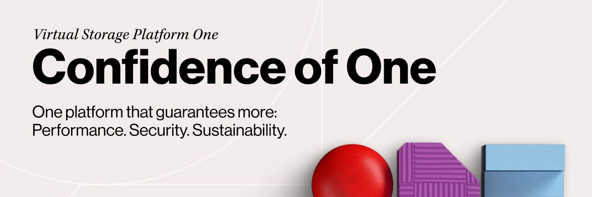 Confidence of One | One data platform that guarantees more: Performance ...