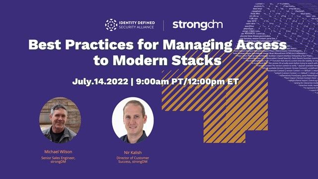 Best Practices for Managing Access to Modern Stacks