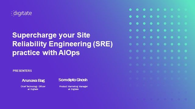 Supercharge your Site Reliability Engineering (SRE) practice with AIOps