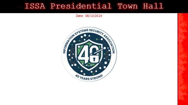 ISSA International President's Town Hall