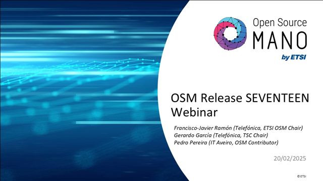 OSM Release SEVENTEEN: Extending its capabilities for cloud-native orchestration