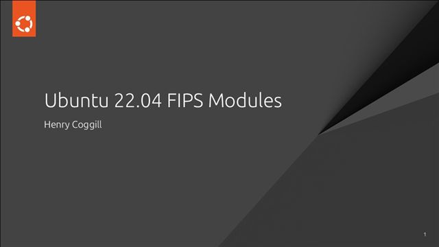 Taking advantage of FIPS 140-3 Certification for Ubuntu 22.04 LTS
